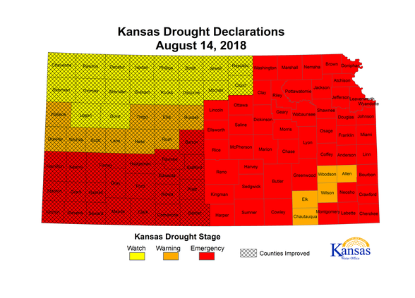 Drought declarations updated in Kansas counties - Great Bend Tribune