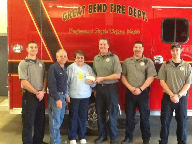 Great Bend Fire Department donates to Kans for Kids - GREAT BEND TRIBUNE