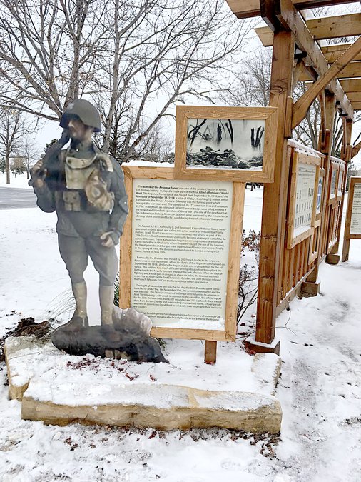 World War I soldier guards Argonne Forest - Great Bend Tribune