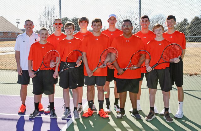 Larned Indians third at CKL tennis meet - Great Bend Tribune