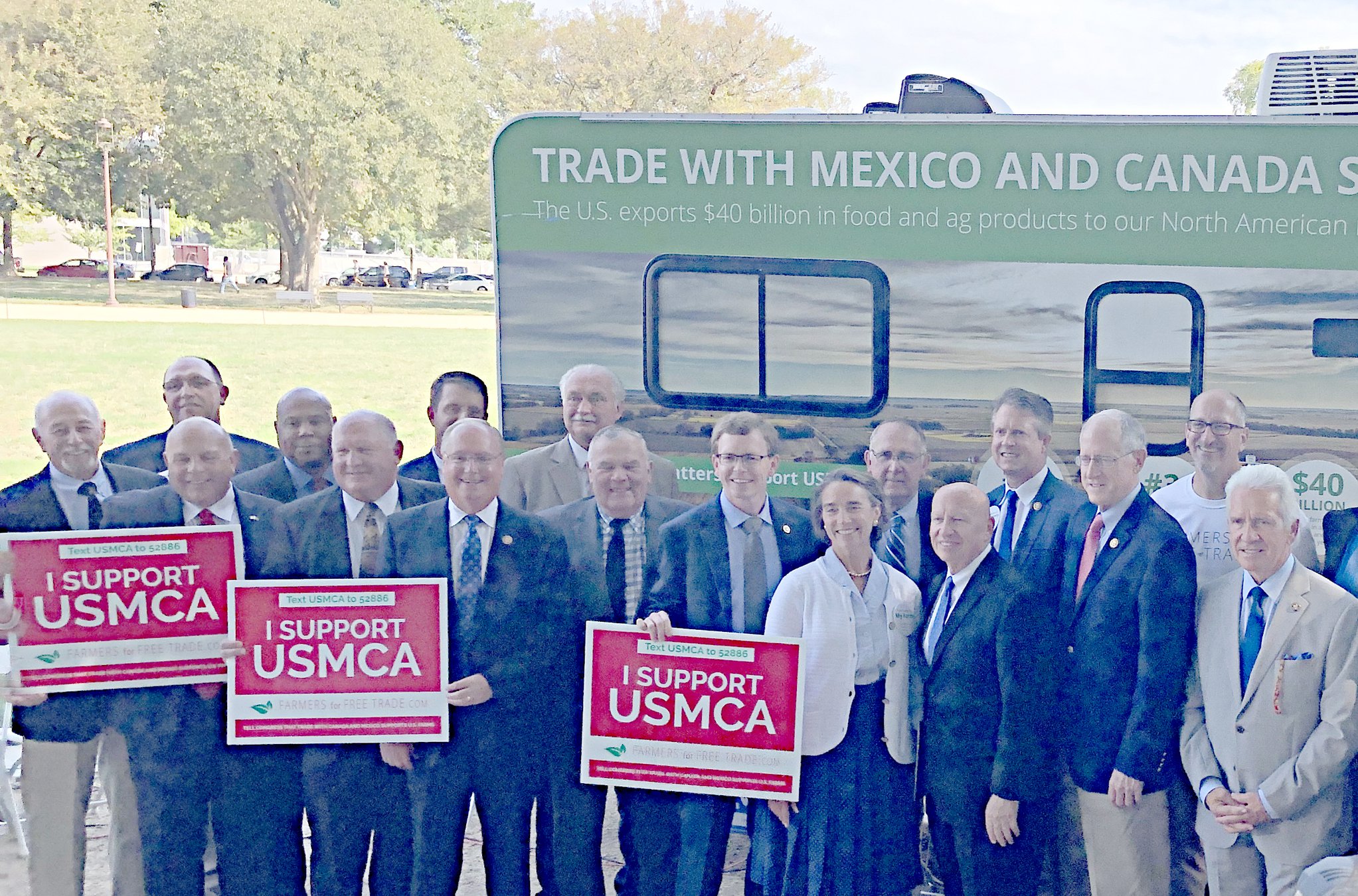 Marshall joins rally backing U.S., Canada, Mexico trade deal - Morris ...