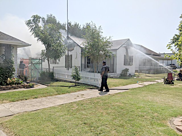 GBFD responds to house fire - Great Bend Tribune