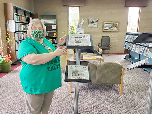 Newspapers return to library reading area - Great Bend Tribune