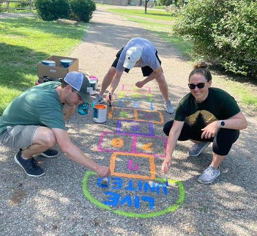 Born Learning Trail gets fresh color - Great Bend Tribune