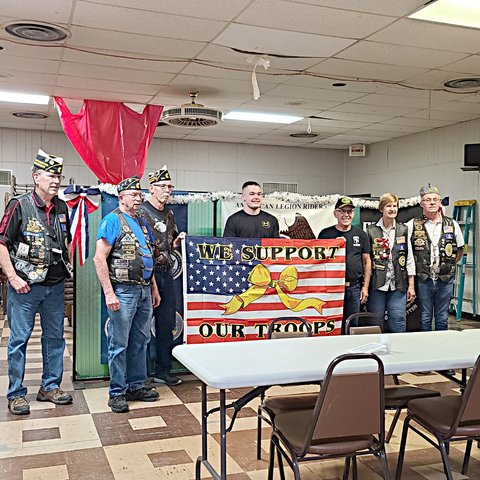 American Legion send-off - Great Bend Tribune