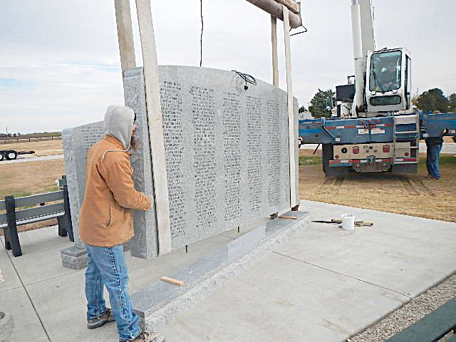 Dedication set for 4th Vet Memorial stone - Great Bend Tribune