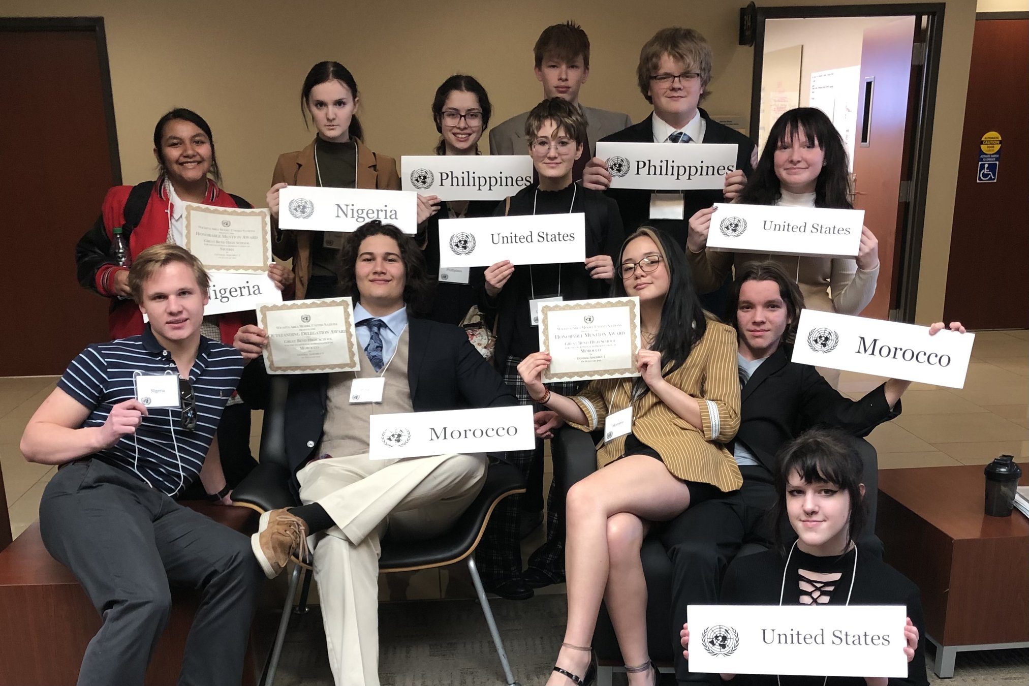 GBHS Forensics attends Model UN at WSU campus - Great Bend Tribune
