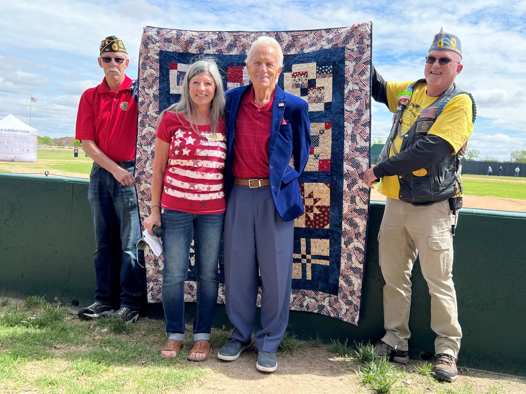 Quilts of Valor make presentations at The Wall That Heals - Great Bend ...