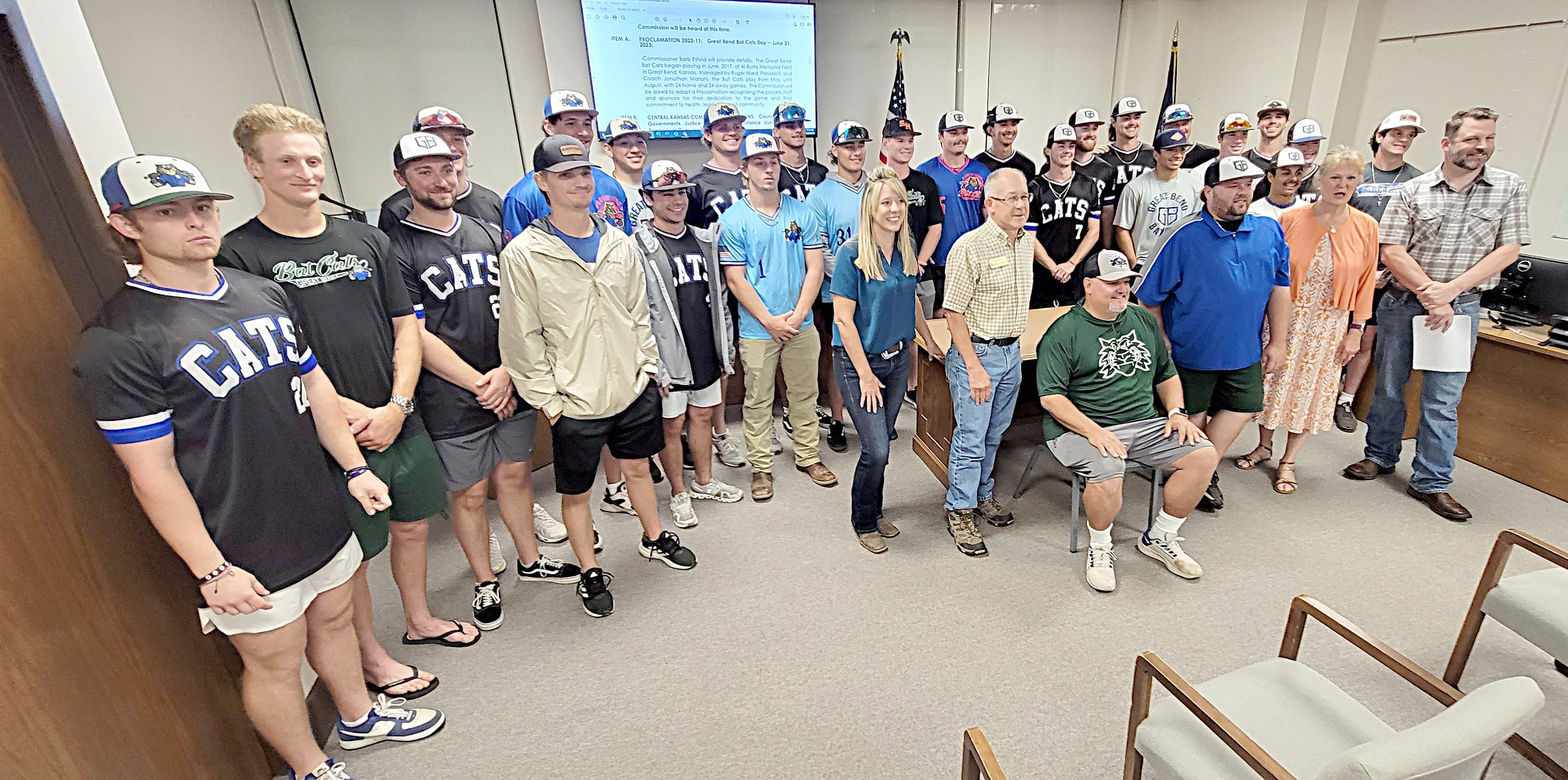 Commission honors Bat Cats - Great Bend Tribune