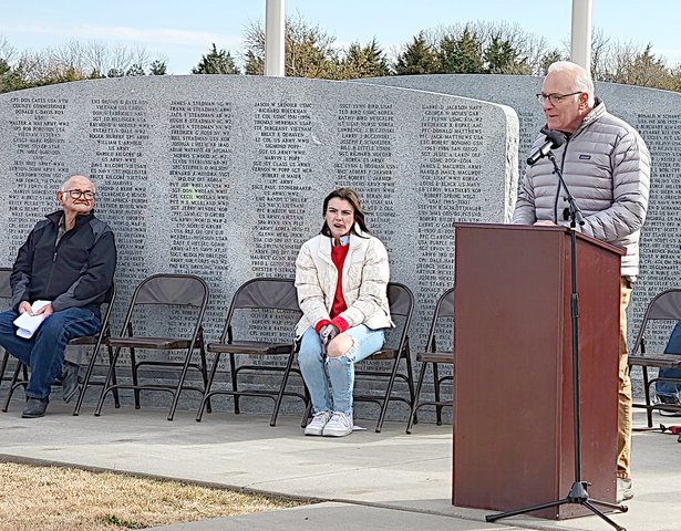Commission upset with Vet Memorial stone work - Great Bend Tribune