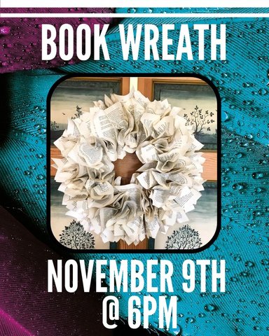 Making book wreaths is fun and easy - Great Bend Tribune