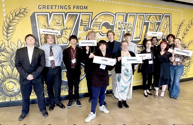 Students attend Model UN at WSU - Great Bend Tribune