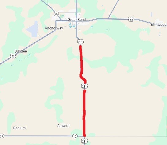 Final phase of U.S. 281 project in Barton, Stafford counties to begin ...