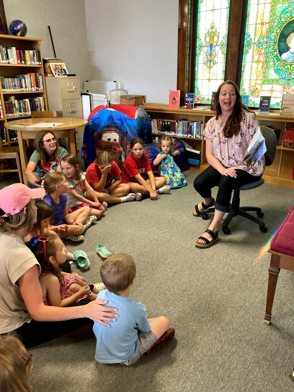 ‘Bluey and the Fruit Bar’ visited at the Stafford Library - Great Bend ...