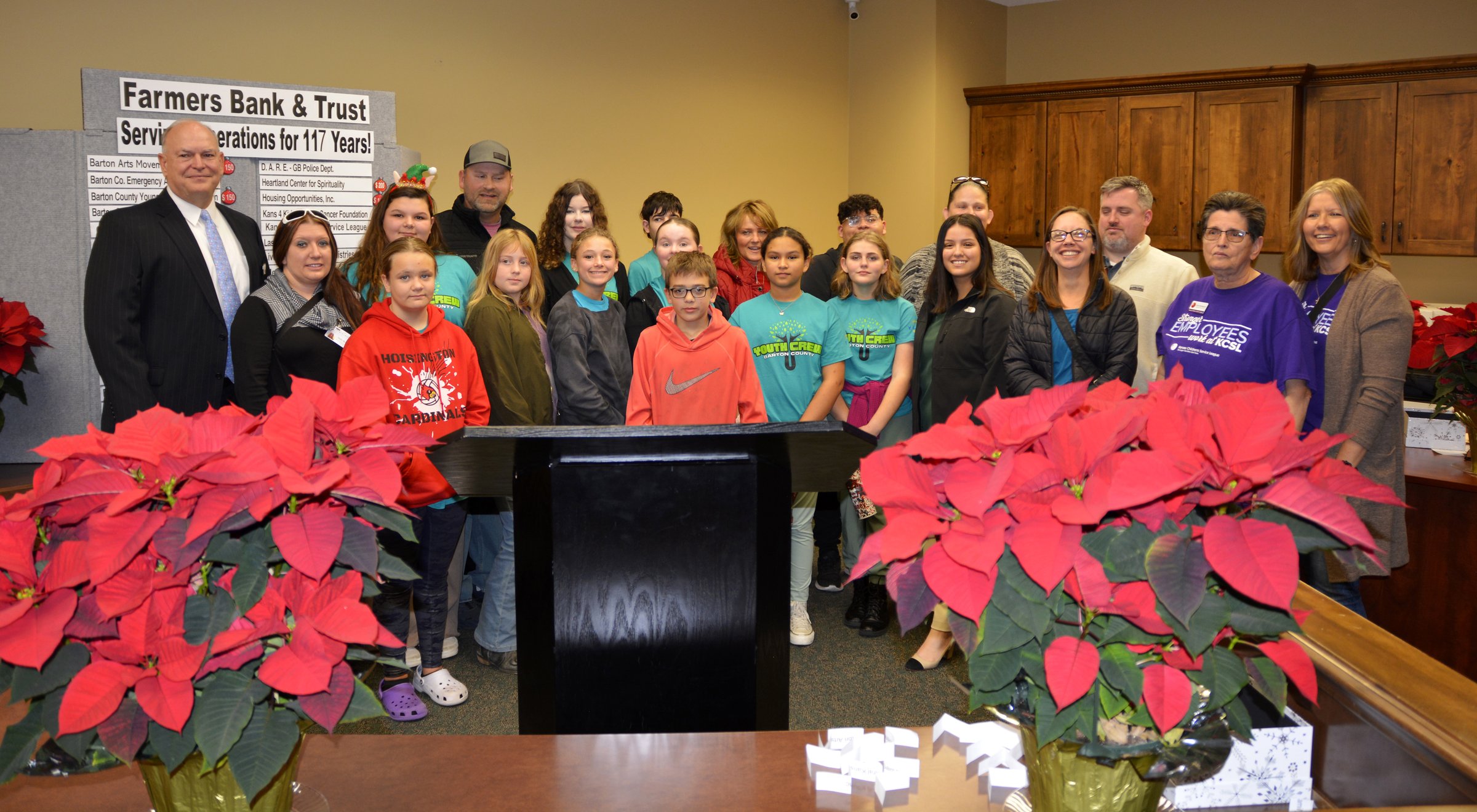 Farmers Bank conducts 28th Christmas Charity Coffee - Great Bend Tribune