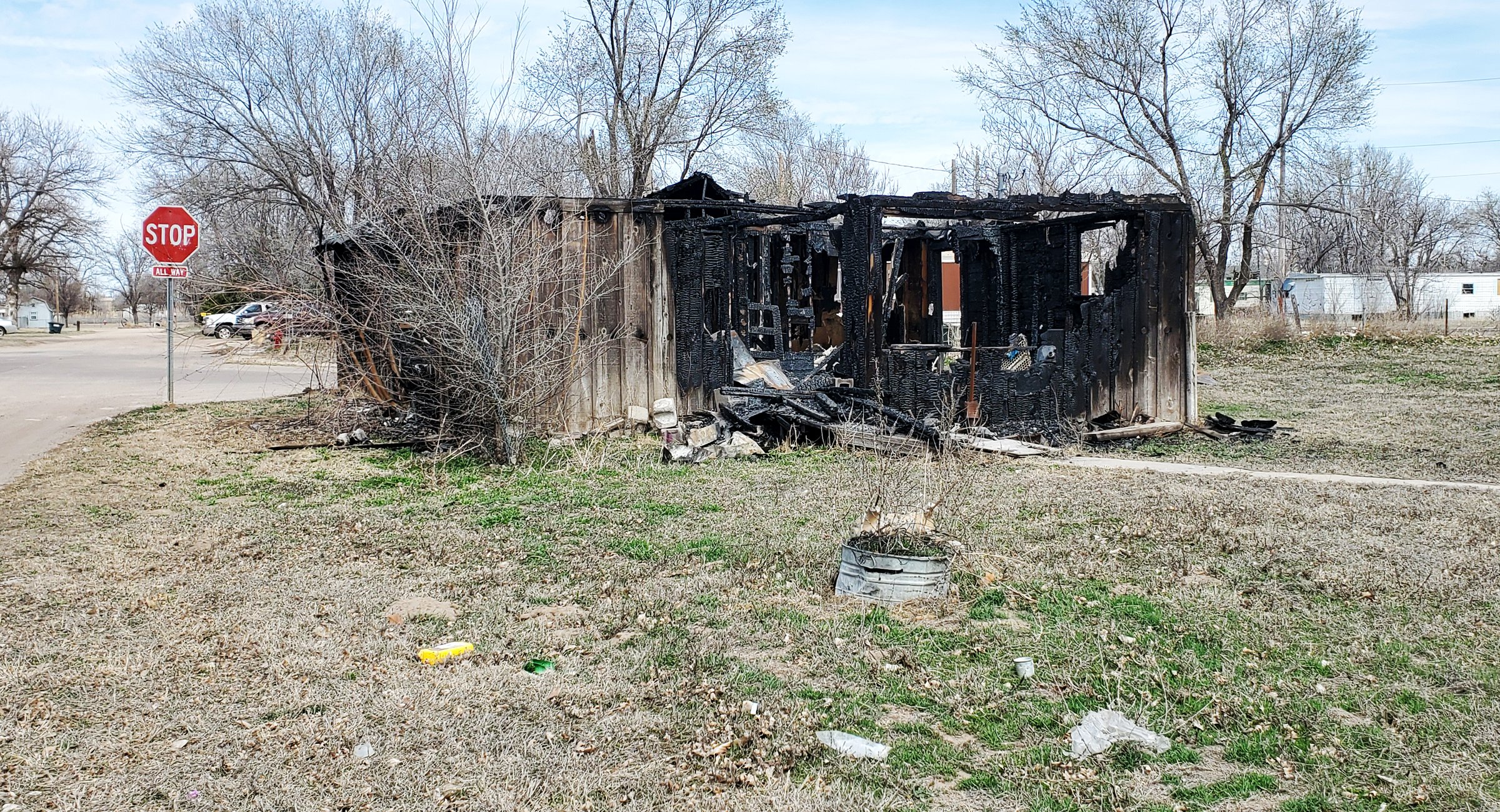 Fire-damaged structures declared unsafe - Great Bend Tribune