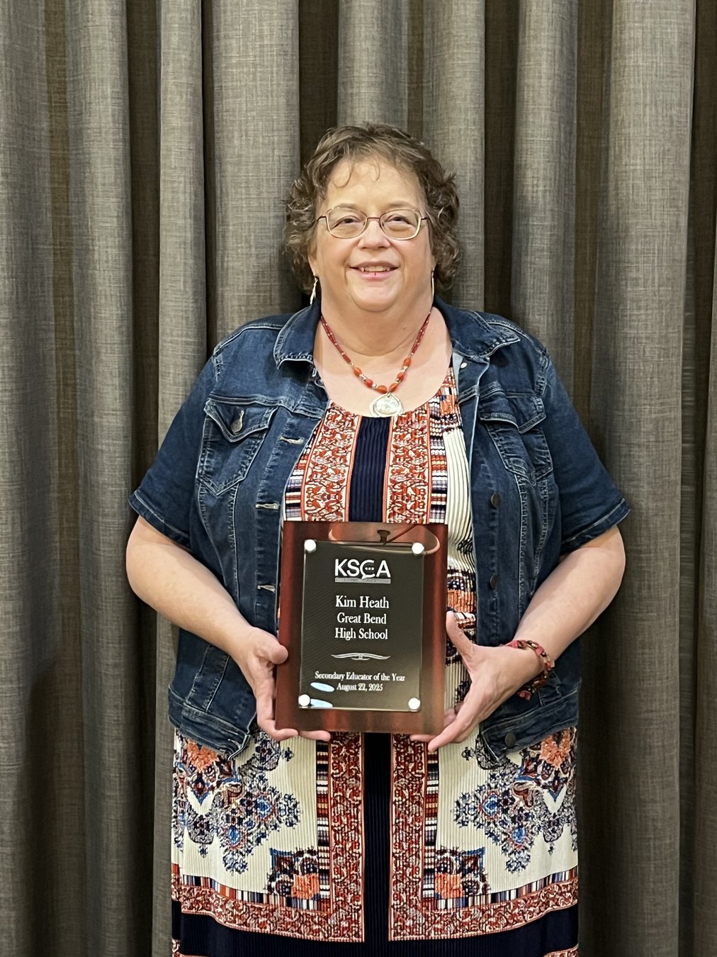 Great Bend teacher honored as Kansas Secondary Educator of the Year ...