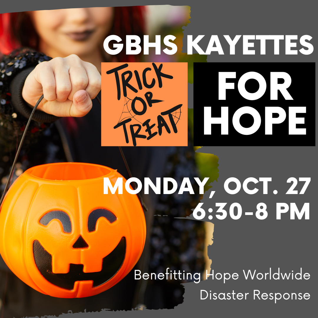 GBHS Kayettes to Trick-or-Treat for HOPE Worldwide on Oct. 27 - Great ...