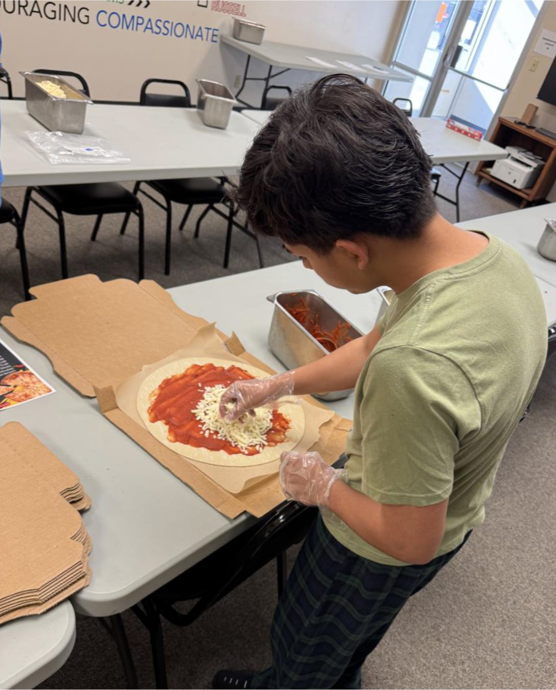 Juvenile Services clients make pizzas, share with family and friends ...