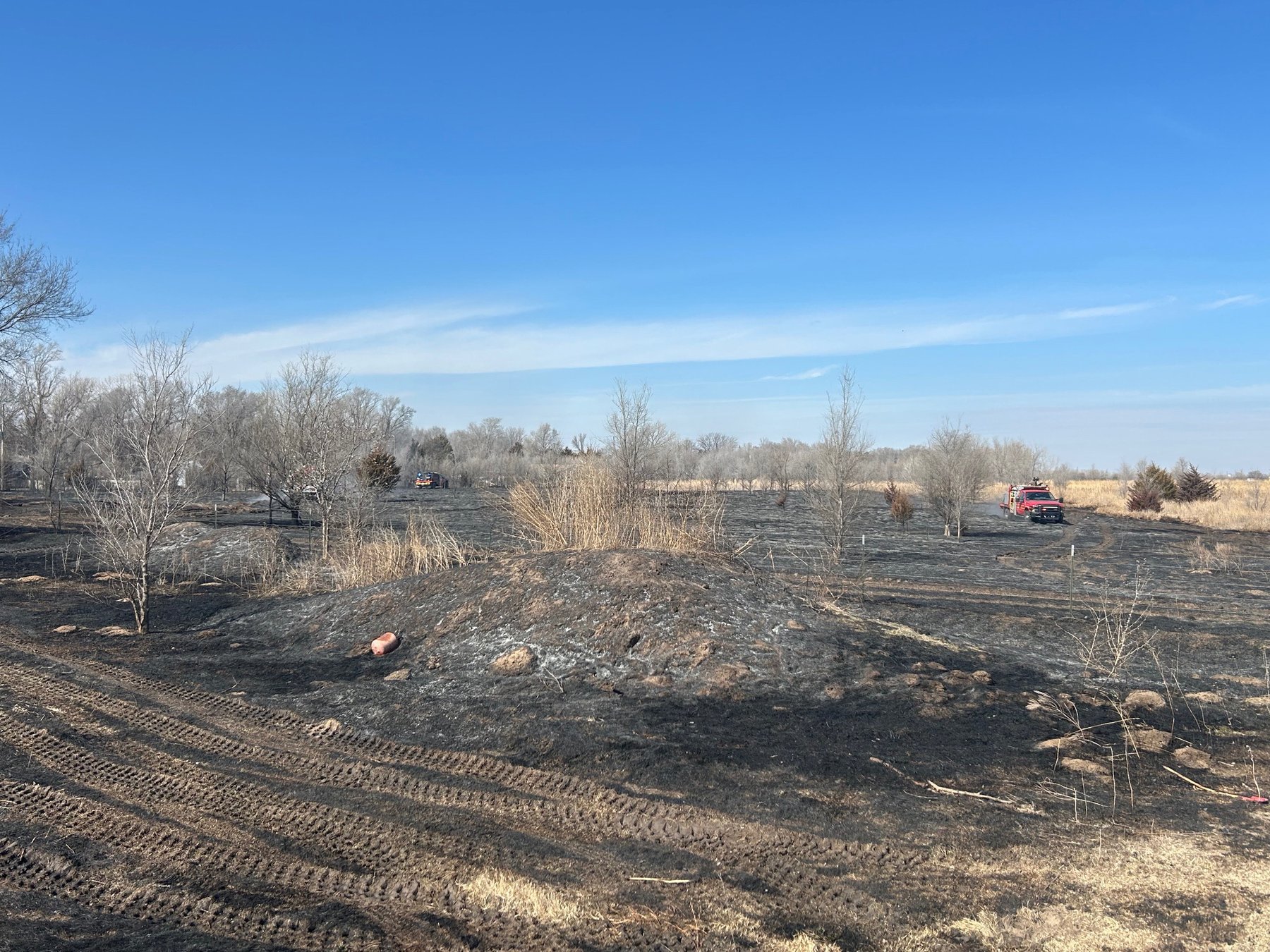 GBFD responds to out-of-control burn - Great Bend Tribune