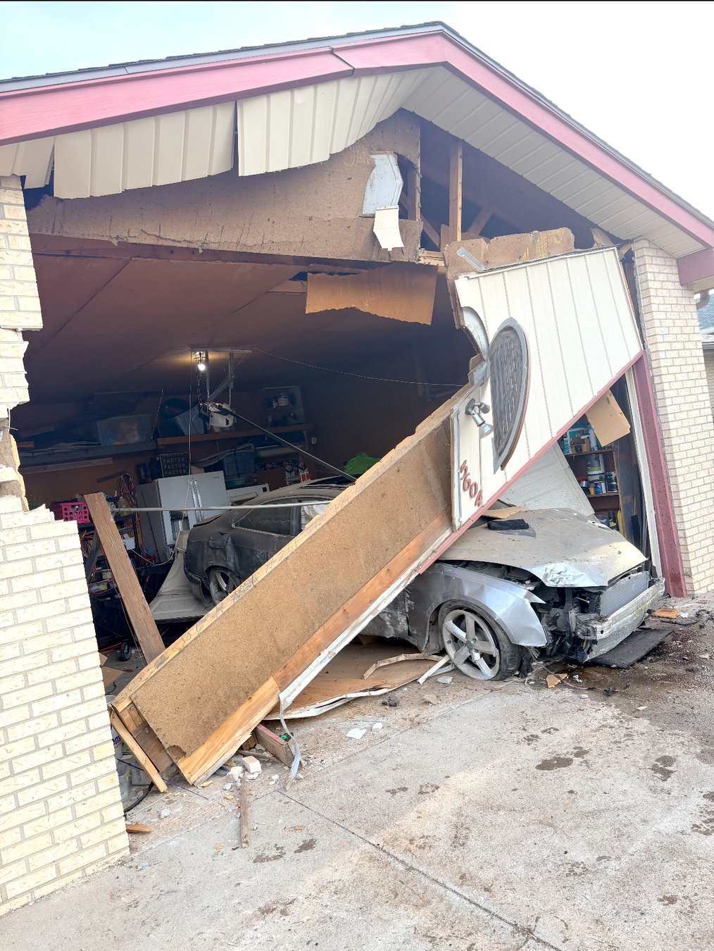 Vehicle crashes through schoolyard; destroys garage in GB - Great Bend ...
